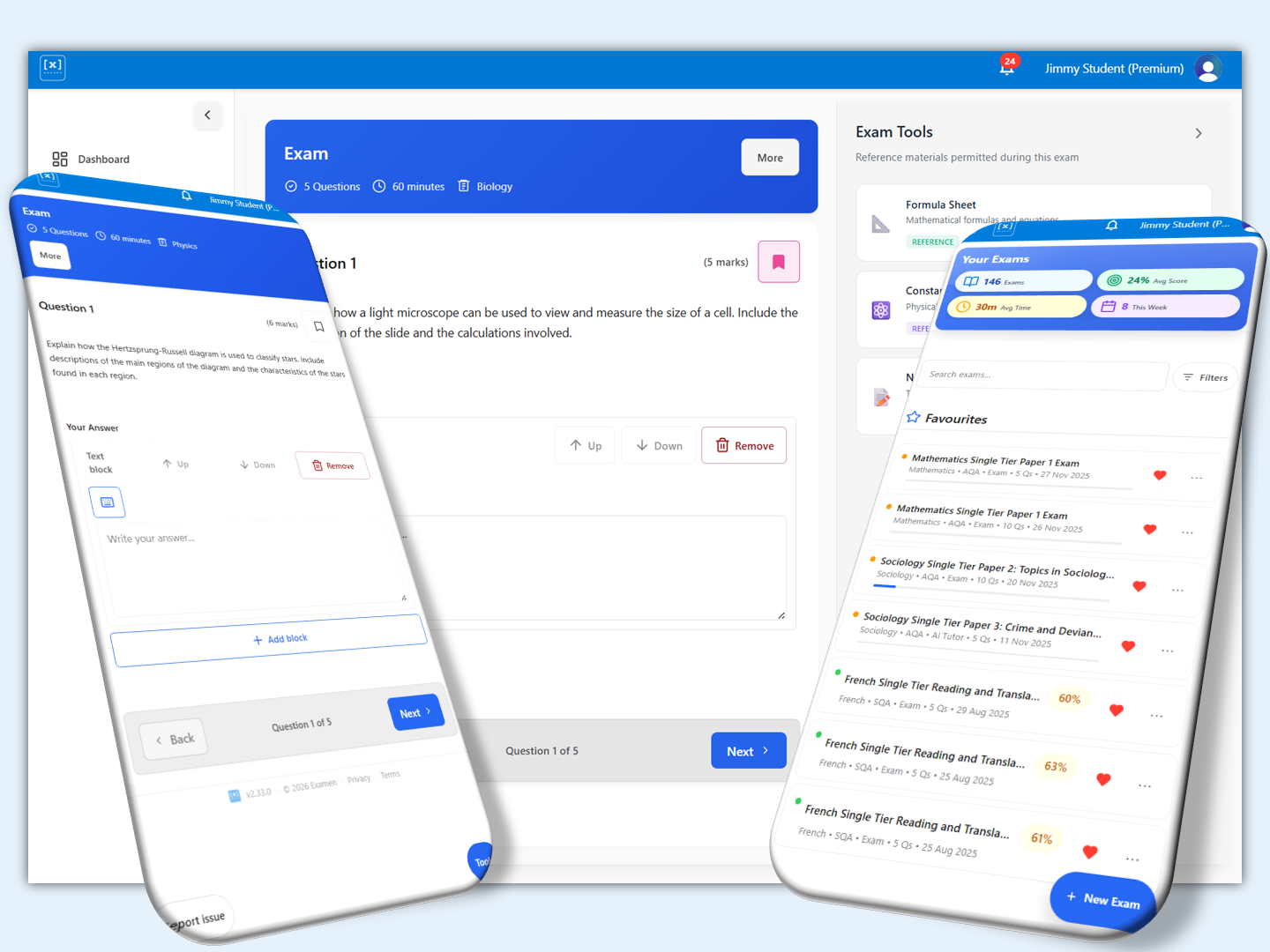 Examen — AI-Powered Revision for GCSE, A-Level & Highers